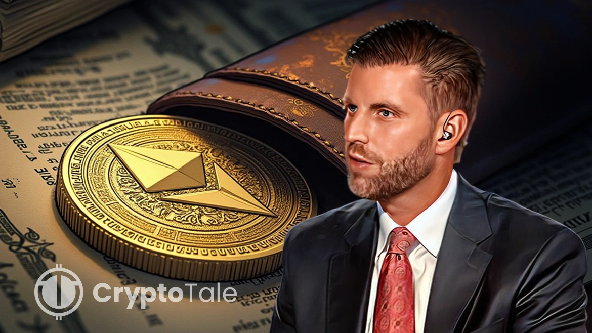 Ethereum Recovers As Eric Trump Says Its Great Time To Add ETH