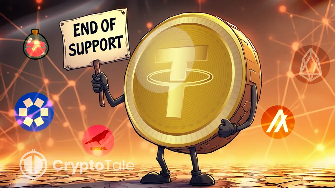 Tether to End USDT Support on Five Blockchains by September